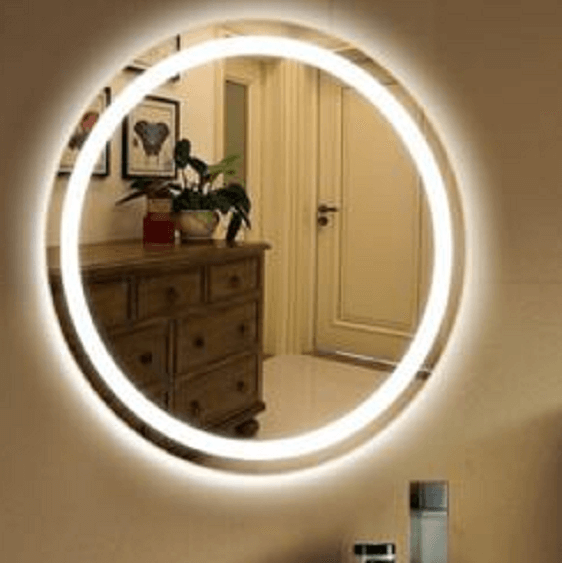 Rosetta - LED Light Frame Round Mirror | bright & plus