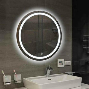 Rosetta - LED Light Frame Round Mirror | bright & plus